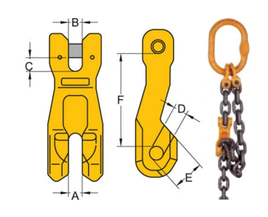 Forged Clevis G80 Shortening Clutches Hook for lifting chain from China ...